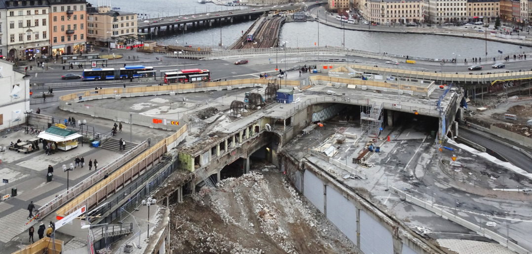 2023 förväntas bussterminalen i Slussen vara klar